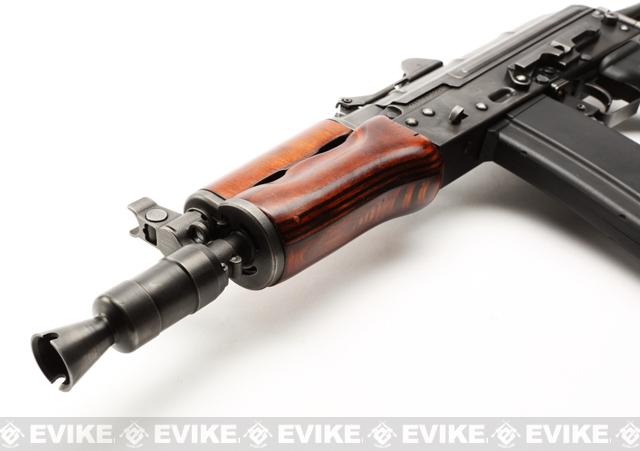 GHK Full Metal AKS-74U Airsoft GBB Rifle w/ Real Wood Handguard (LCT Frame), Airsoft Guns, Gas ...