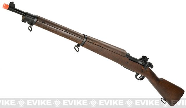6mmProShop M1903 Bolt Action Airsoft CO2 Gas Powered Rifle with Real ...