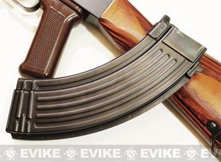 GHK Full Metal AKM Airsoft GBB Rifle with Real Wood Furniture, Airsoft Guns, Gas Blowback Rifles ...