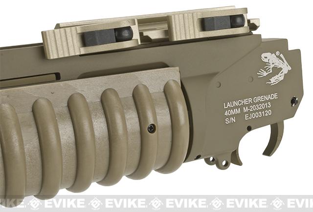 G&P Skull Frog Airsoft Quick Lock QD M203 Grenade Launcher (Color: Dark ...