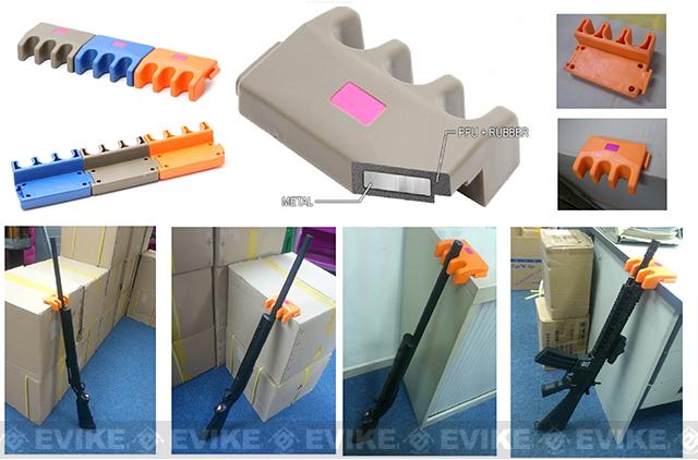 z STAR Rubber Tableside Portable Gun Rack Rifle Gun Stand - Orange ...