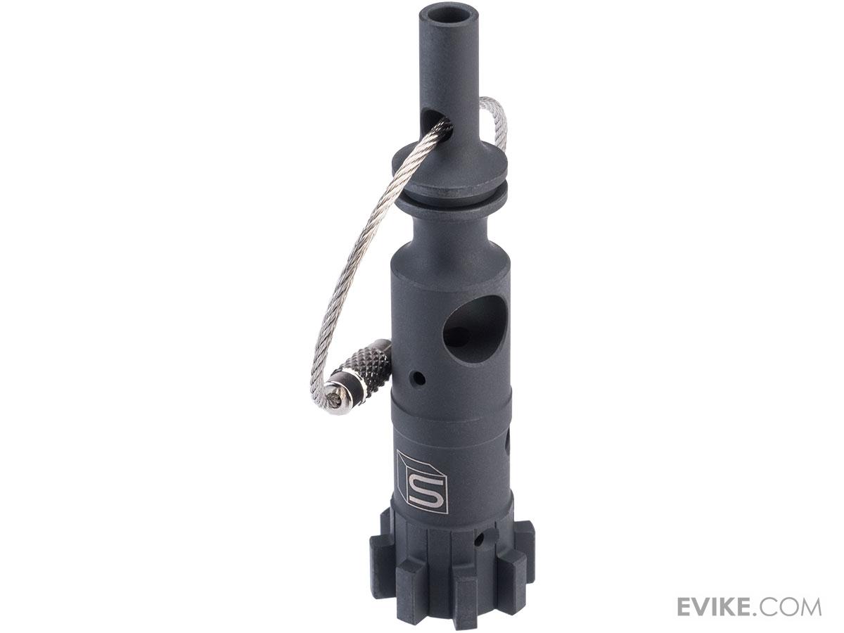 Guns Modify Steel AR Bolt Keychain (Model: S Style / Black Nitride ...