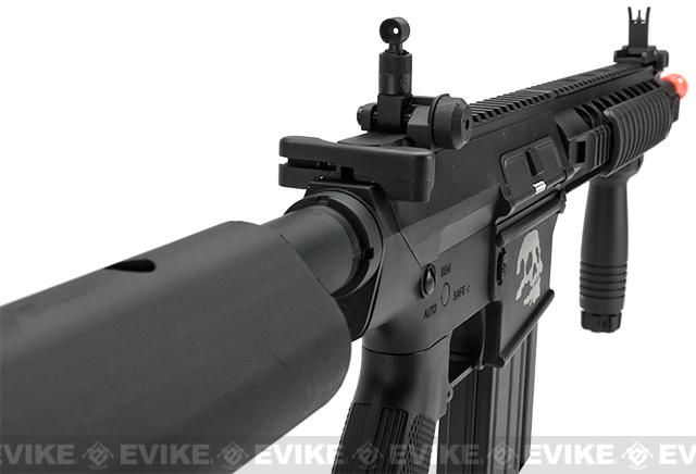 A&K Full Metal SR-25 Airsoft AEG Rifle (Model: SR-25K / Zombie Killer ...