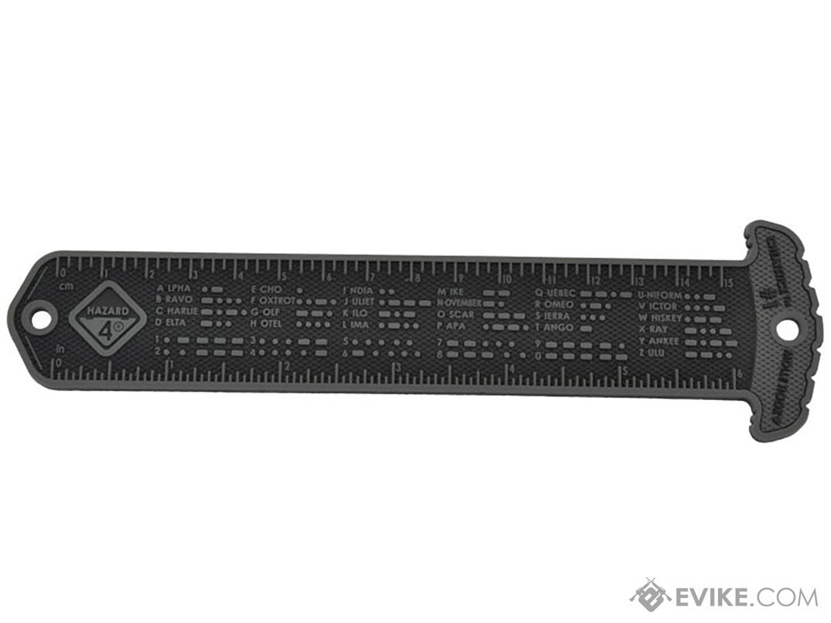 Hazard 4 Cheatstick #1 Morse/Ruler (Color: Black), Tactical Gear ...