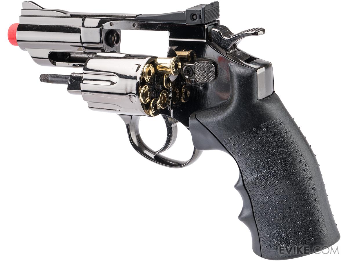 Hwasan CO2 Powered High Power Airsoft 6mm Magnum Revolver (Length: 2.5 ...