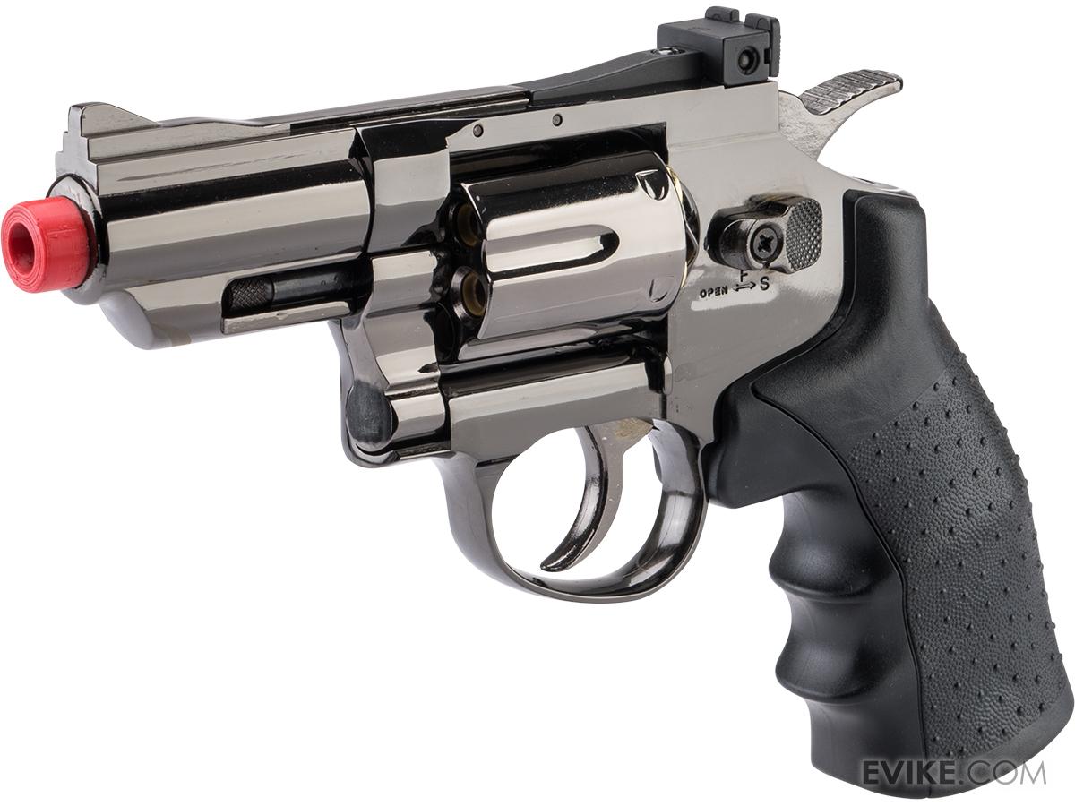 Hwasan CO2 Powered High Power Airsoft 6mm Magnum Revolver (Length: 2.5 ...