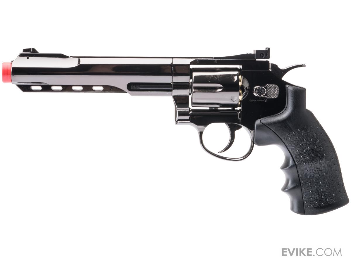 Hwasan CO2 Powered High Power Airsoft 6mm Magnum Revolver (Length: 6 ...