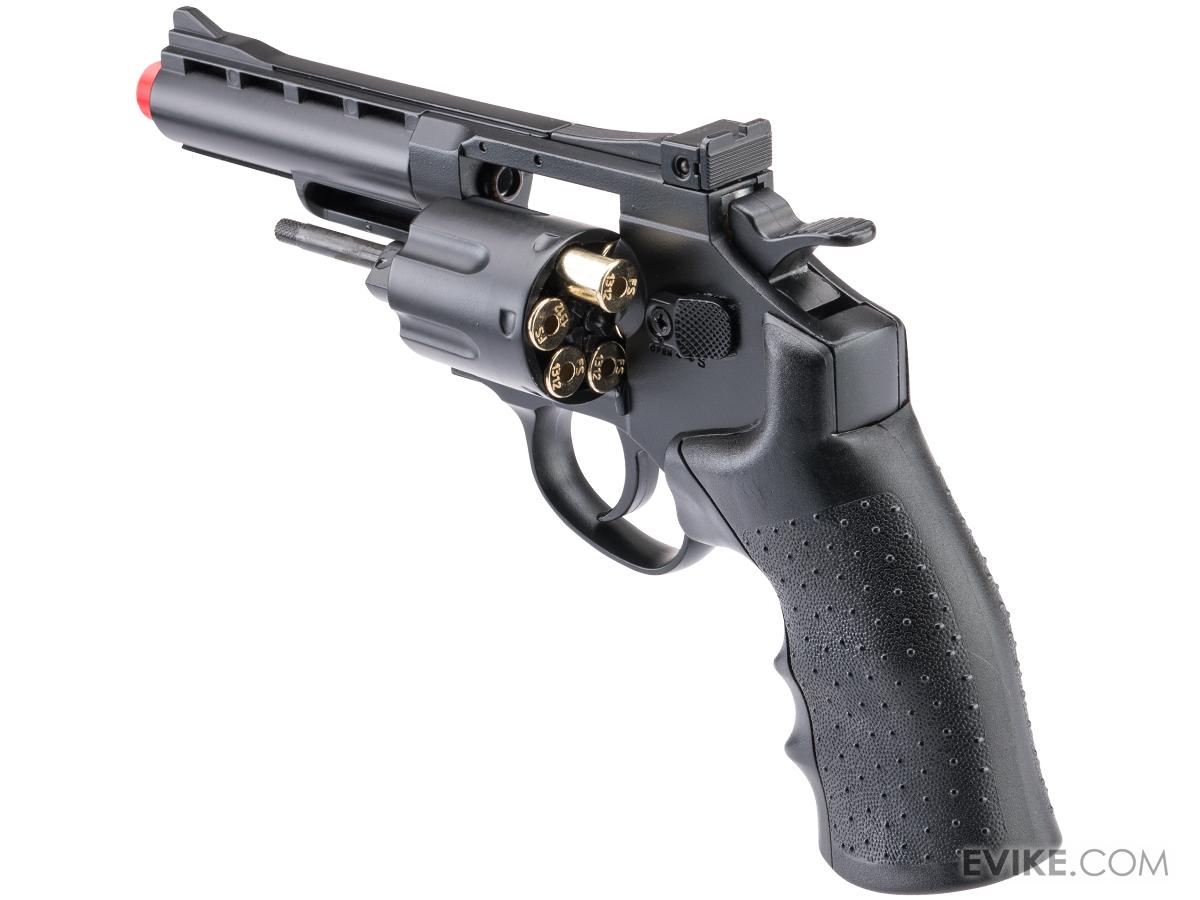 Hwasan CO2 Powered High Power Airsoft 6mm Magnum Revolver (Length: 4 ...