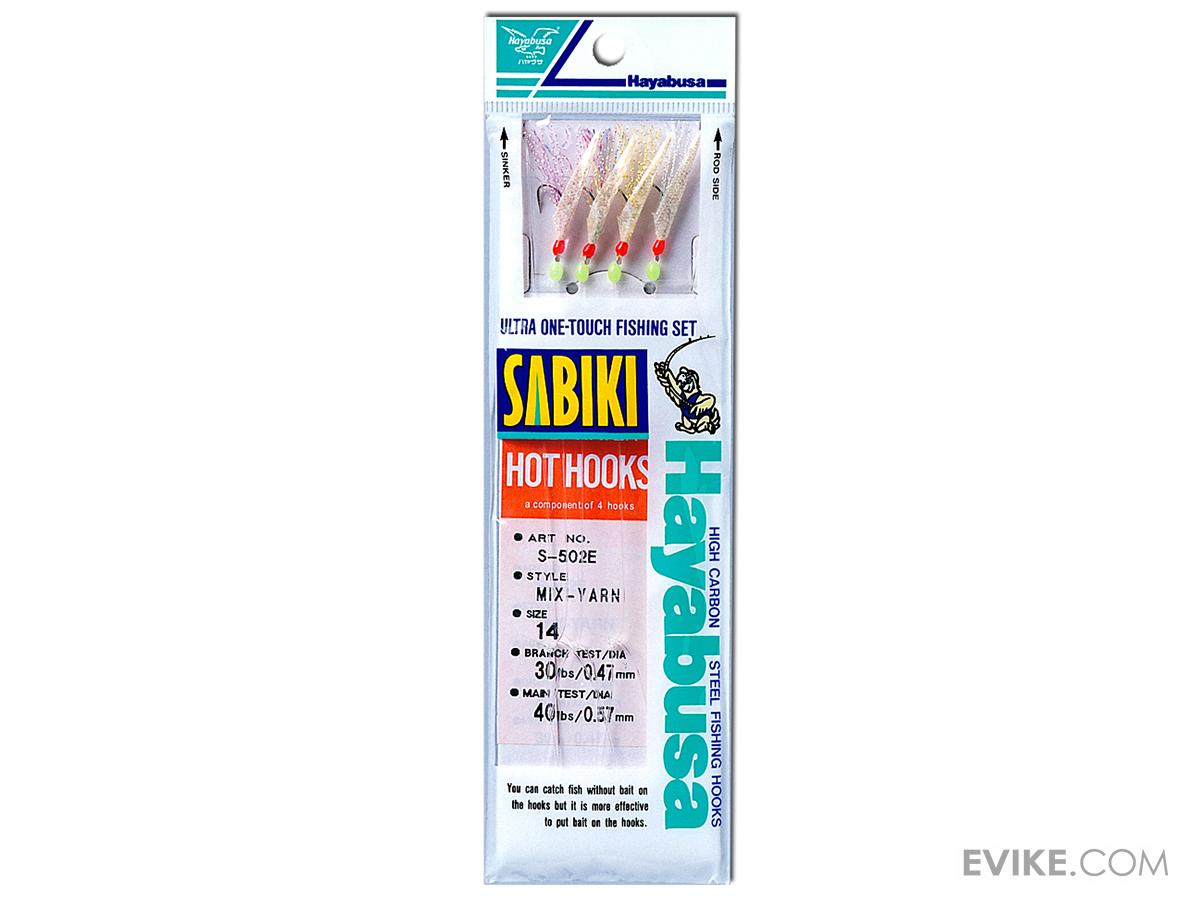 Hayabusa Fishing Mix-Yarn & Mackerel Fish Skin Aurora Finish Hook ...