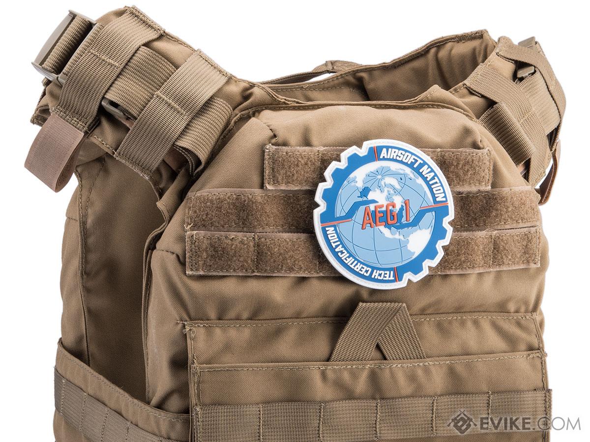 Airsoft Nation Tech Certification PVC Morale Patch (Model: AEG1 ...