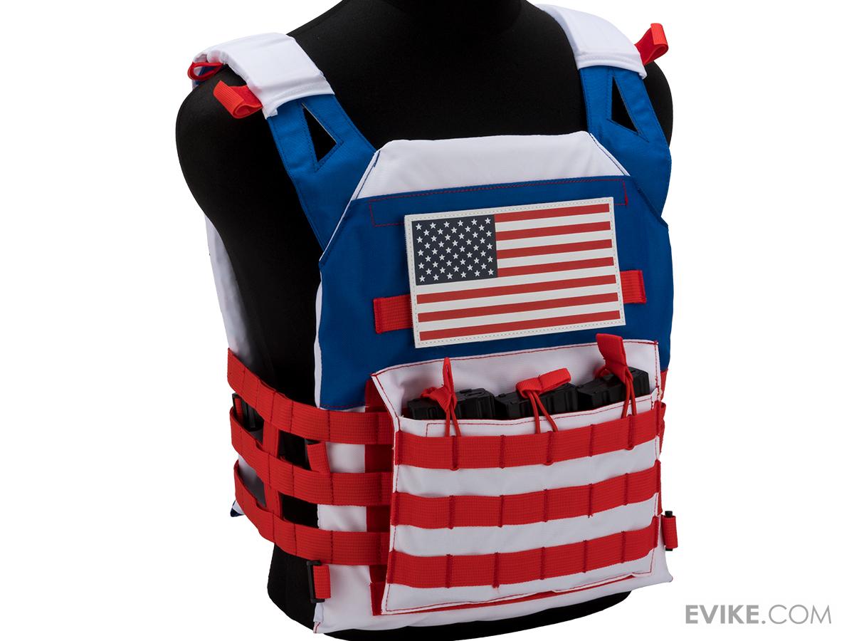 Helix Airsoft "The Patriot" Jumpable Plate Carrier Vest, Tactical Gear ...