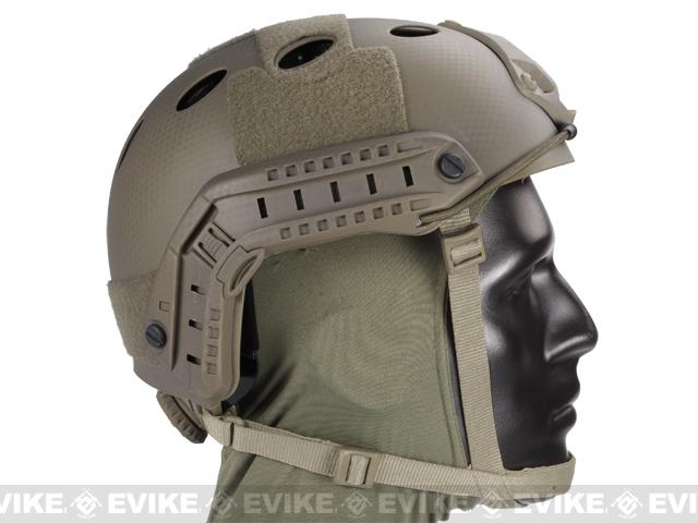 6mmProShop Advanced PJ Type Tactical Airsoft Bump Helmet (Color: Tan ...