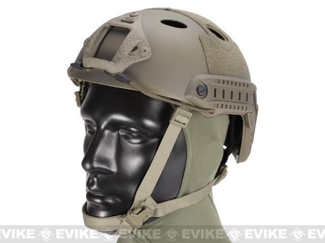 6mmProShop Advanced PJ Type Tactical Airsoft Bump Helmet (Color: Tan ...