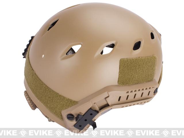 Base Jump Military Style Tactical Airsoft Helmet Type A - Dark Earth ...