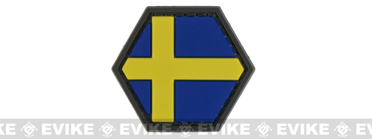 "Operator Profile PVC Hex Patch" Flag Series (Country: Sweden ...