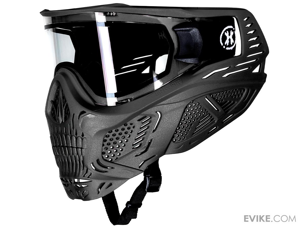 HK Army HSTL Skull Full Face Goggle (Color: Black / Ice Lens), Tactical ...