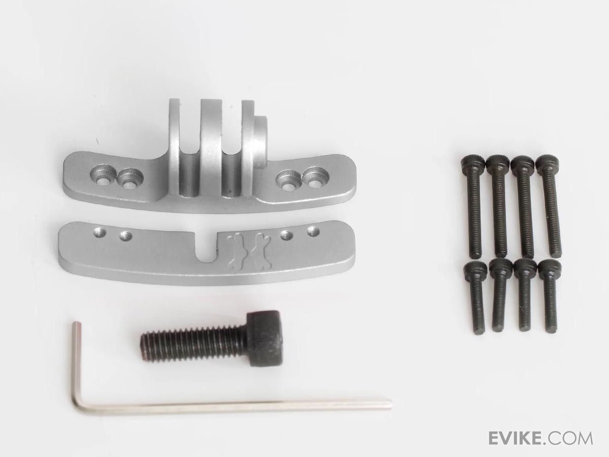 HK Army CNC Aluminum GoPro Mount for Paintball Goggles (Color: Silver ...