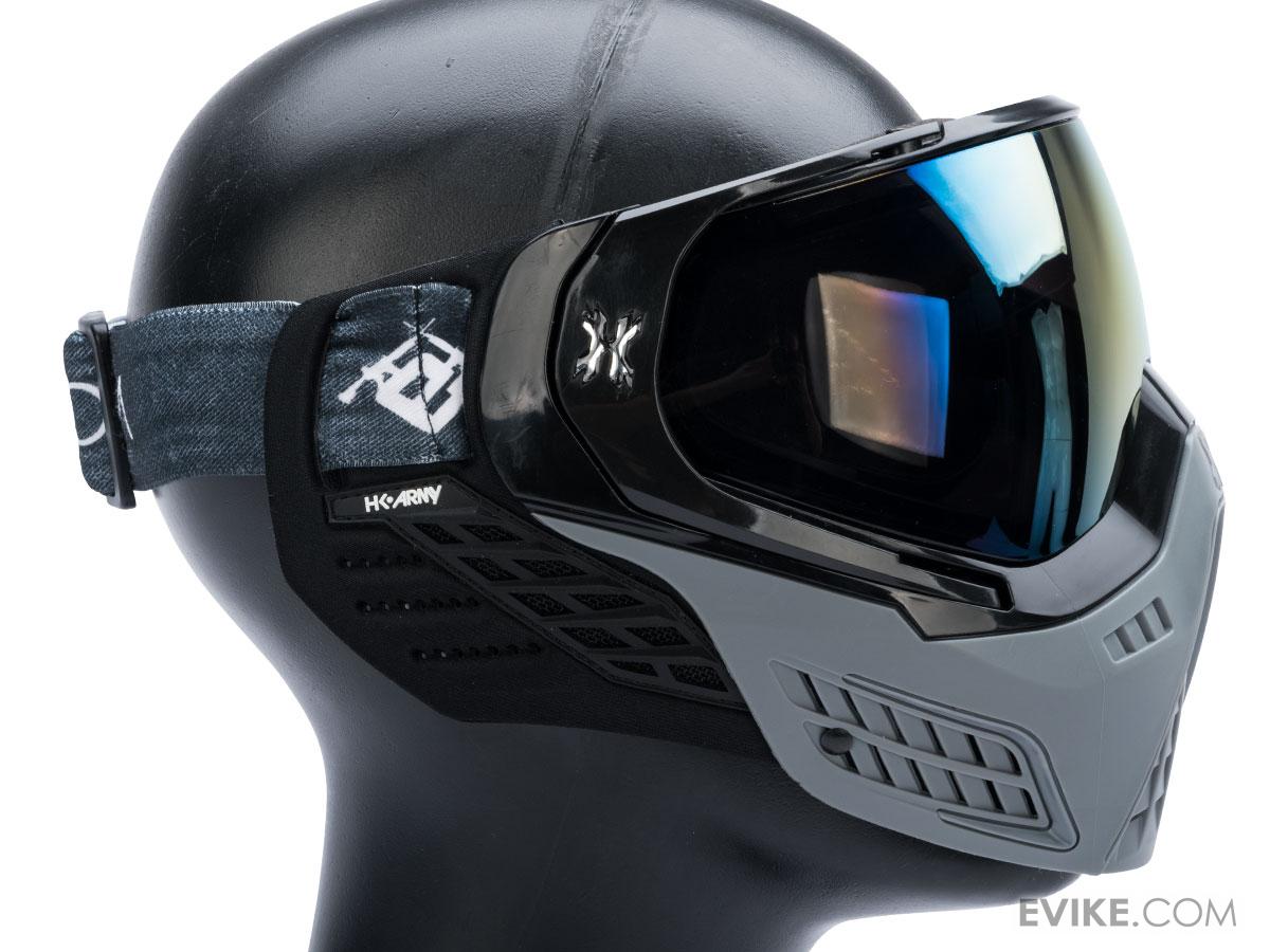 HK Army KLR Full Face Mask w/ Evike.com Headband (Color: Slate / Scorch ...