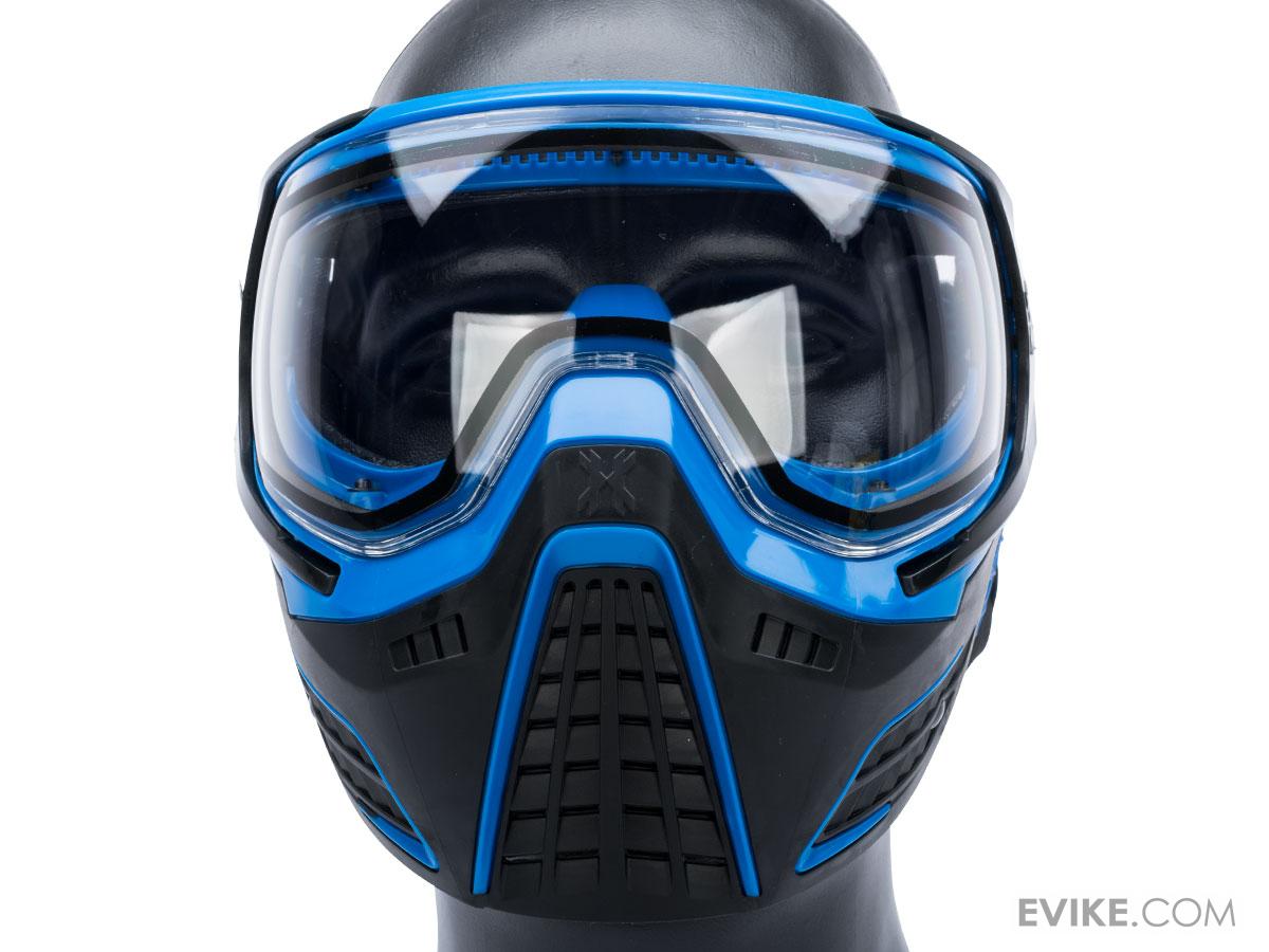 HK Army KLR Full Face Mask w/ Evike.com Headband (Color: Cobalt / Clear ...