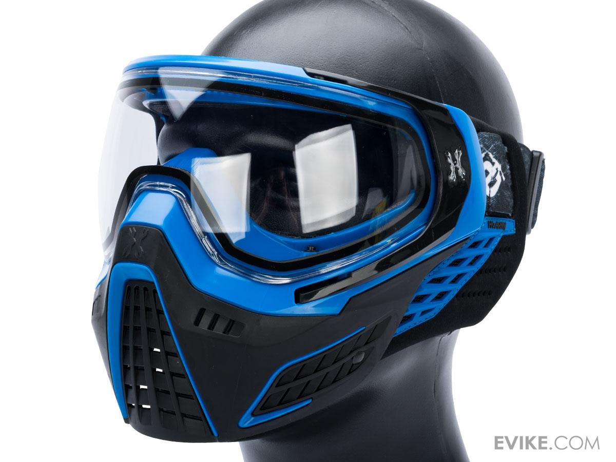 HK Army KLR Full Face Mask w/ Evike.com Headband (Color: Cobalt / Clear ...
