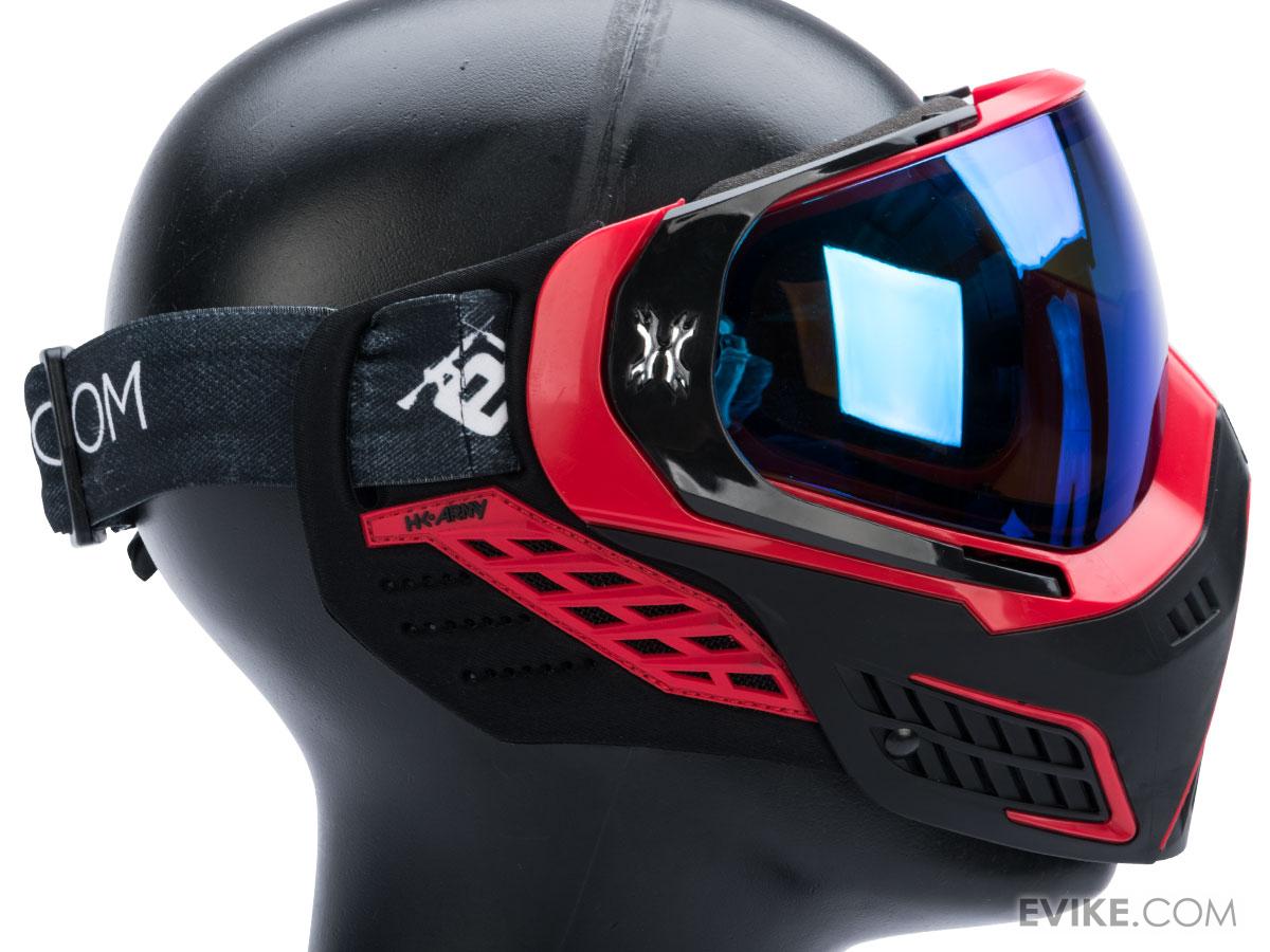 HK Army KLR Full Face Mask w/ Evike.com Headband (Color: Fire / Arctic ...