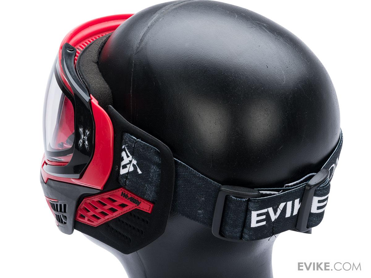 HK Army KLR Full Face Mask w/ Evike.com Headband (Color: Fire / Clear ...