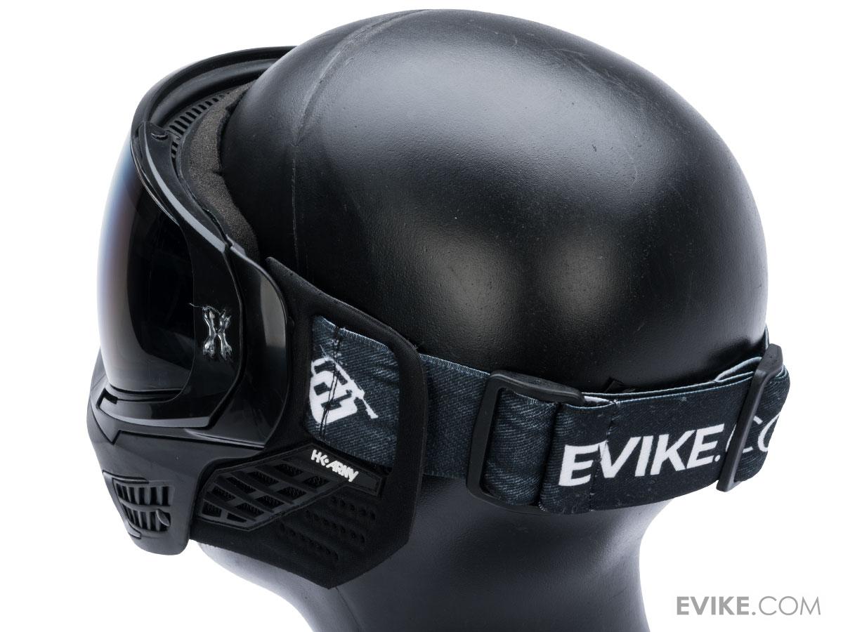 HK Army KLR Full Face Mask w/ Evike.com Headband (Color: Onyx / Scorch ...