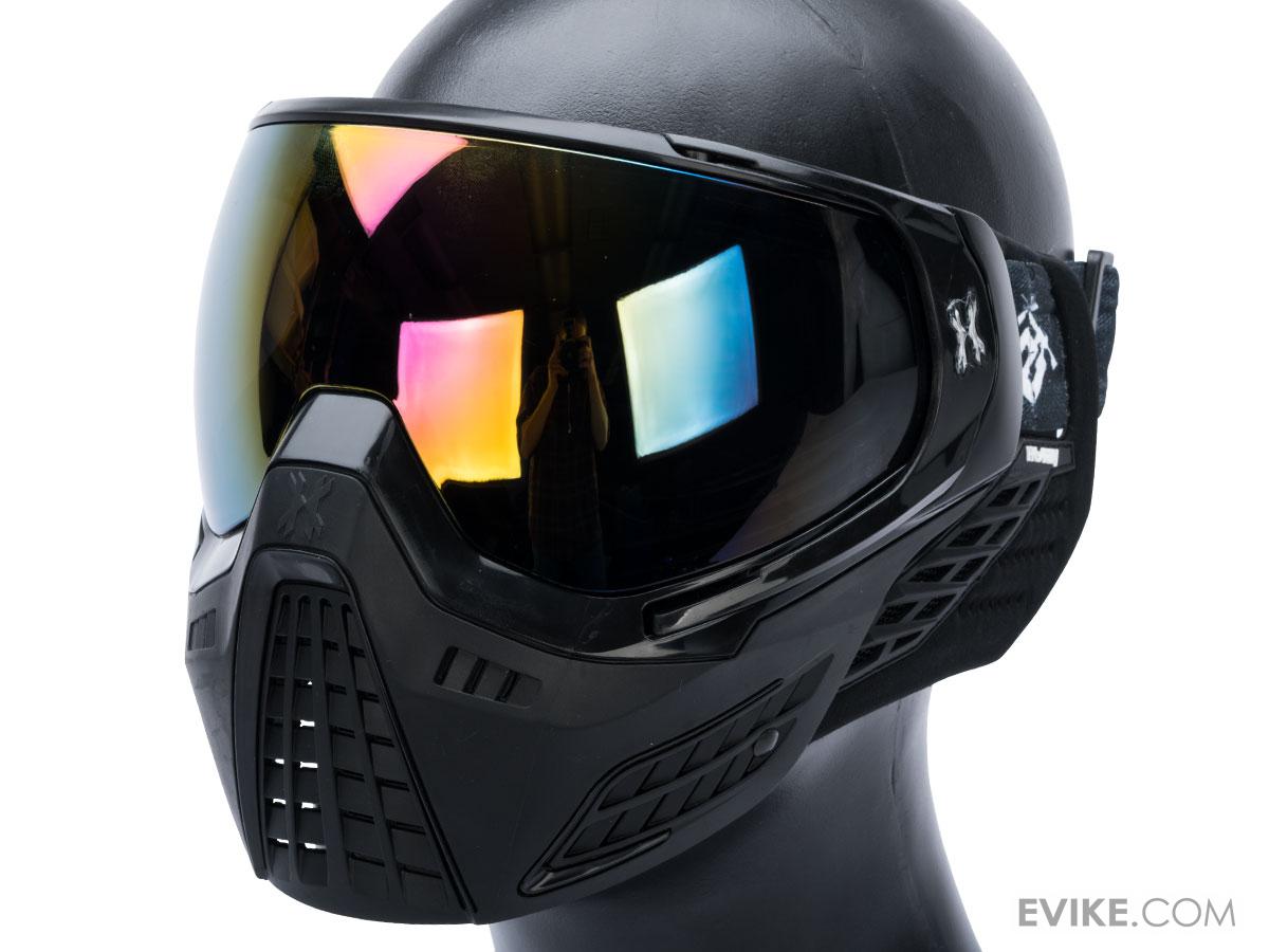HK Army KLR Full Face Mask w/ Evike.com Headband (Color: Onyx / Scorch ...