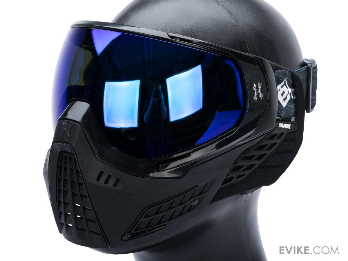 HK Army KLR Full Face Mask w/ Evike.com Headband (Color: Onyx / Arctic ...