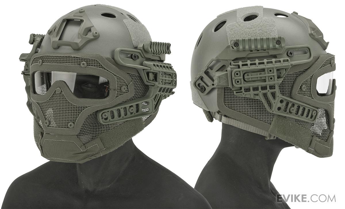 Matrix Legionnaire Full Head Coverage Helmet / Mask / Goggle Protective ...