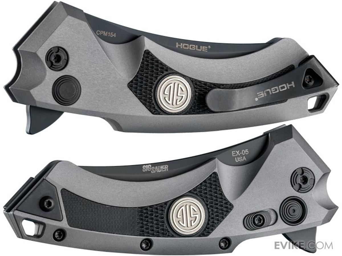 SIG Sauer X5 Flipper Folding Knife w/ 4" Wharncliffe Blade by Hogue ...