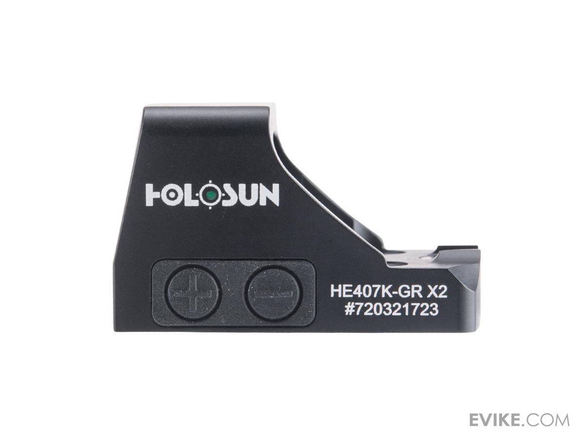 HOLOSUN HS407K X2 Micro Dot Open Reflex Sight w/ Circle Dot Reticle ...