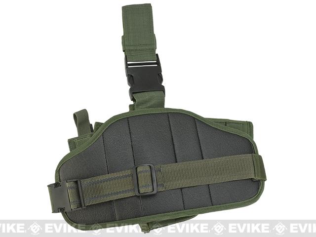 Matrix Drop Leg MOLLE Platform w/ Holster and Pouch Set (Color: OD ...