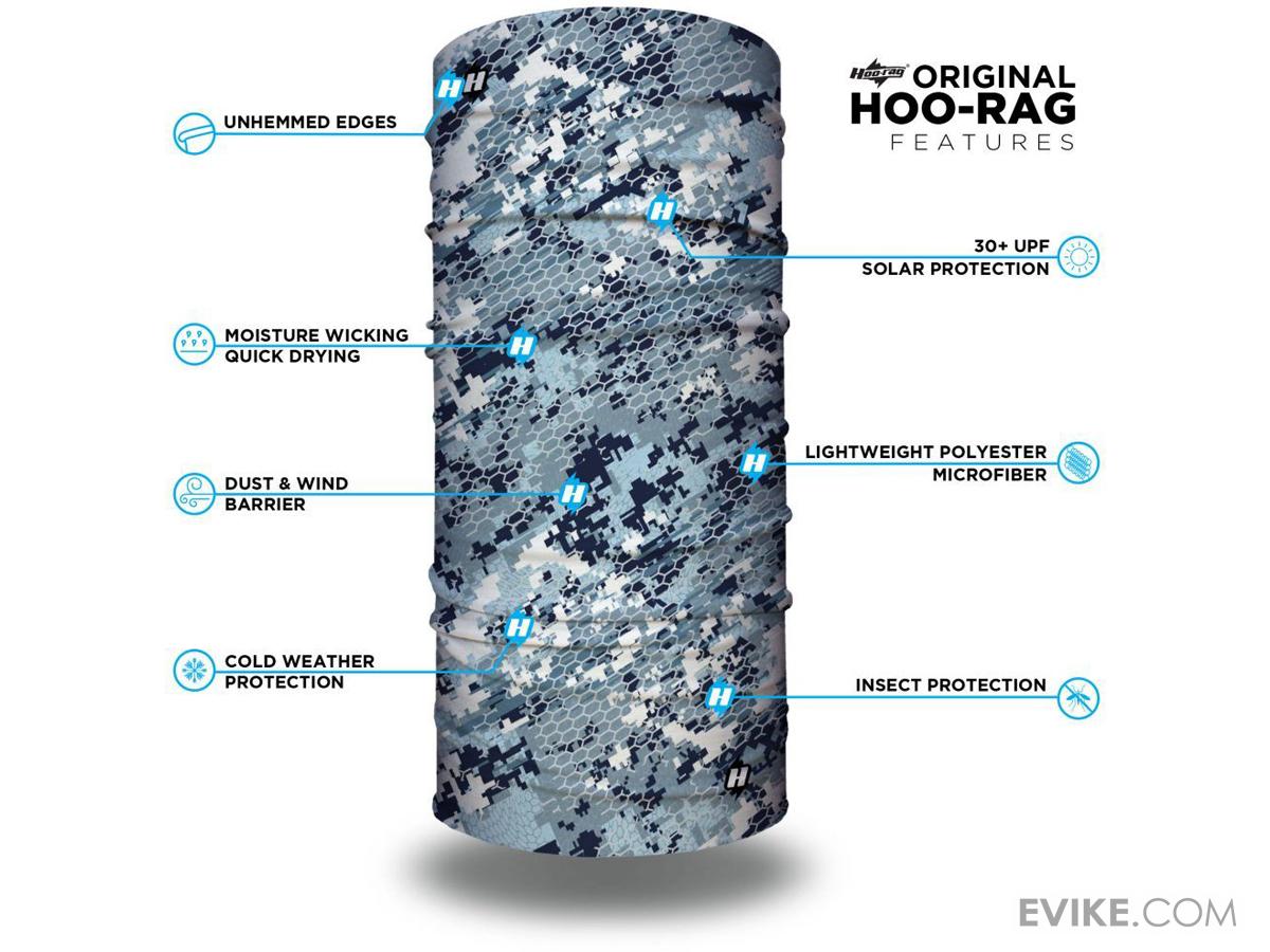 Hoo-rag Full-Hoo Multiuse Face Protection Camo Series (Color: Blue ...