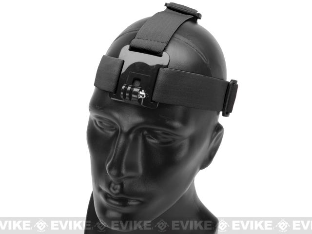 HERO Gear Adjustable Headband Mount for GoPro Wearable Cameras - Black ...
