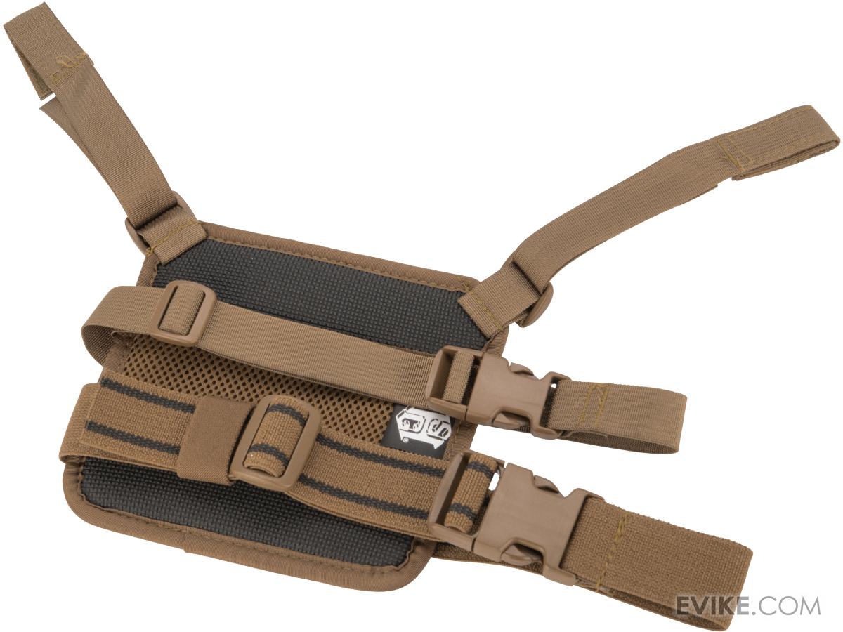 HSGI High Speed Gear Laser Cut Drop Leg Platform (Color: Coyote Brown ...