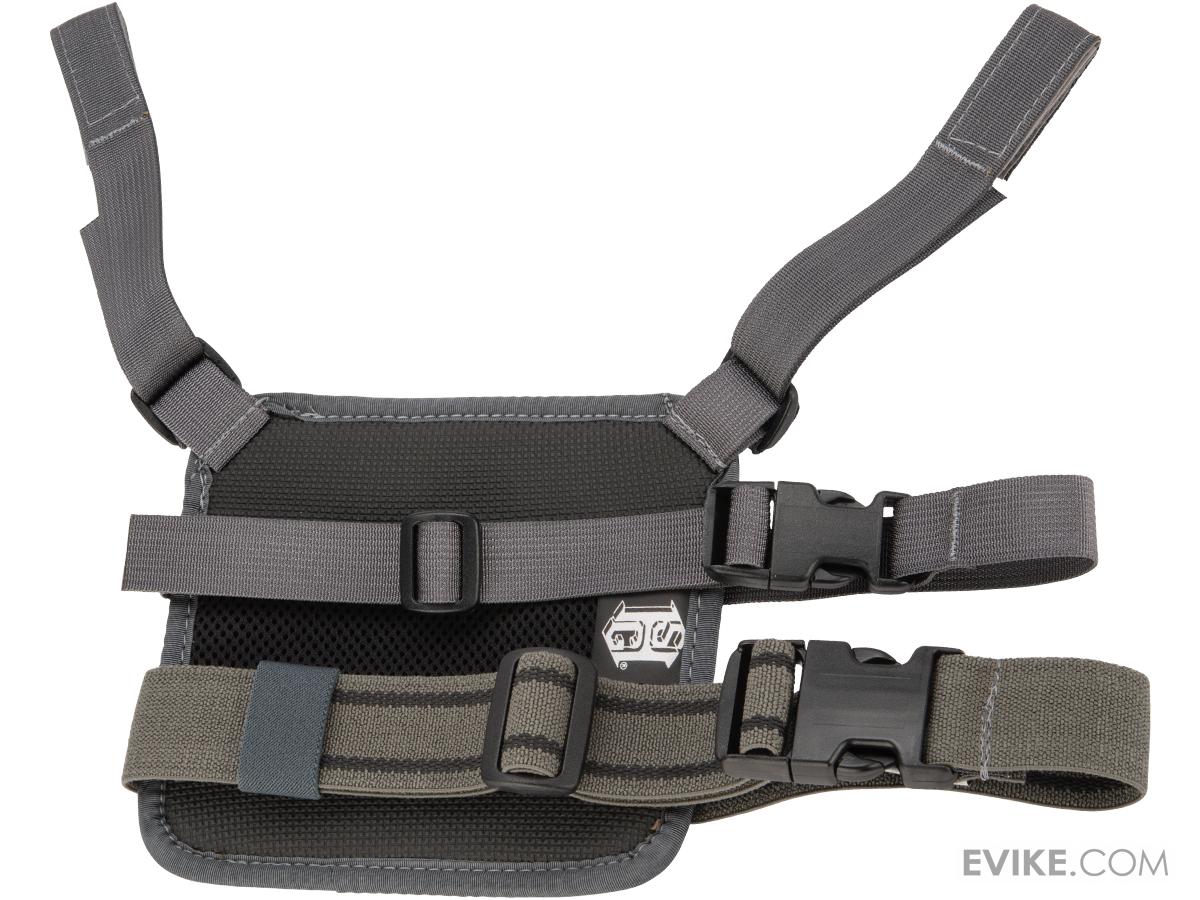 HSGI High Speed Gear Laser Cut Drop Leg Platform (Color: Wolf Gray ...