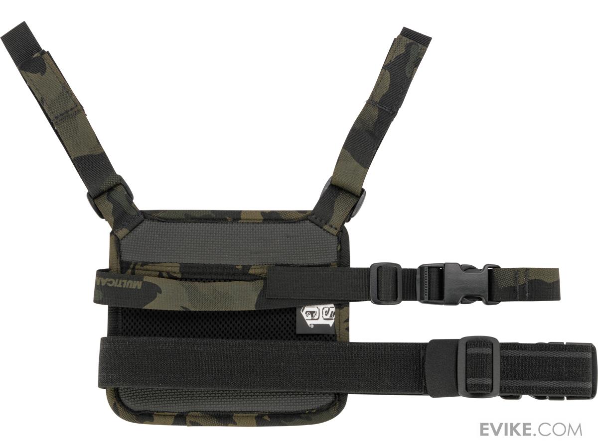 HSGI High Speed Gear Laser Cut Drop Leg Platform (Color: Multicam Black ...