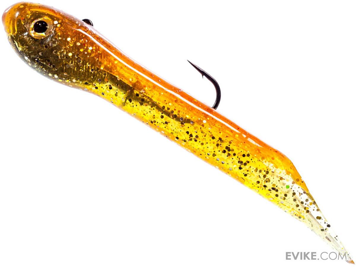 Hook Up Baits Handcrafted Soft Fishing Jigs (Color: Orange Gold / 8 ...