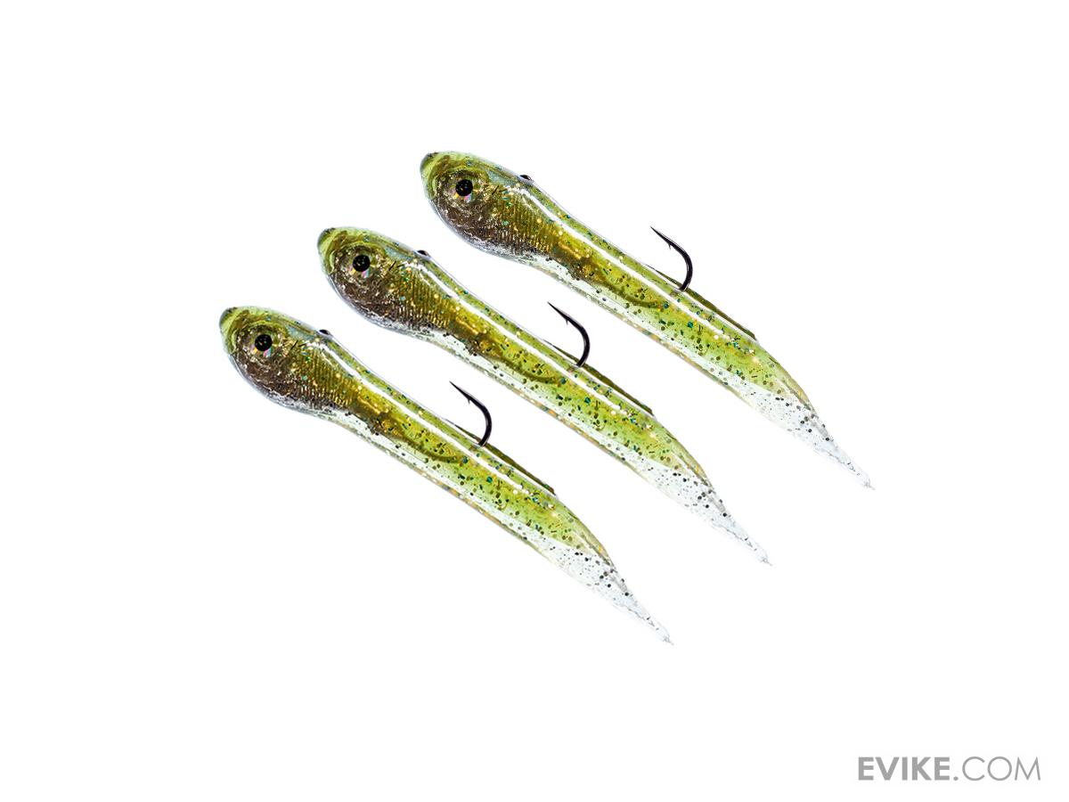 Hook Up Baits Handcrafted Soft Fishing Jigs (Color: Sardine Green ...