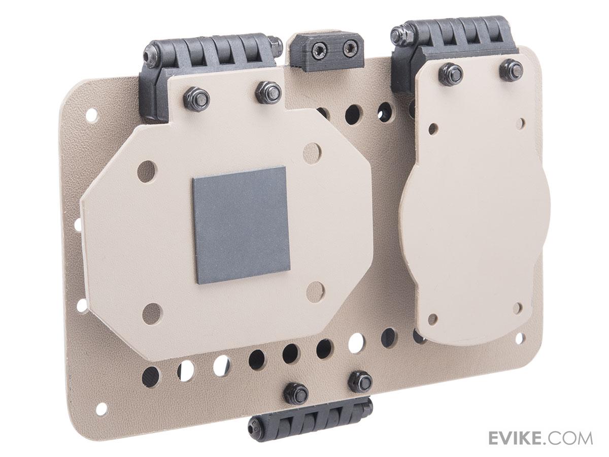 Hugger Airsoft MOLLE Multi-Phone Board System (Color: Tan), Tactical Gear/Apparel, Pouches ...