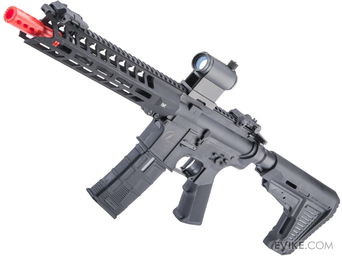 ICS Lightway Peleador III M4 Airsoft AEG Rifle (Color: Black), Airsoft Guns, Airsoft Electric ...