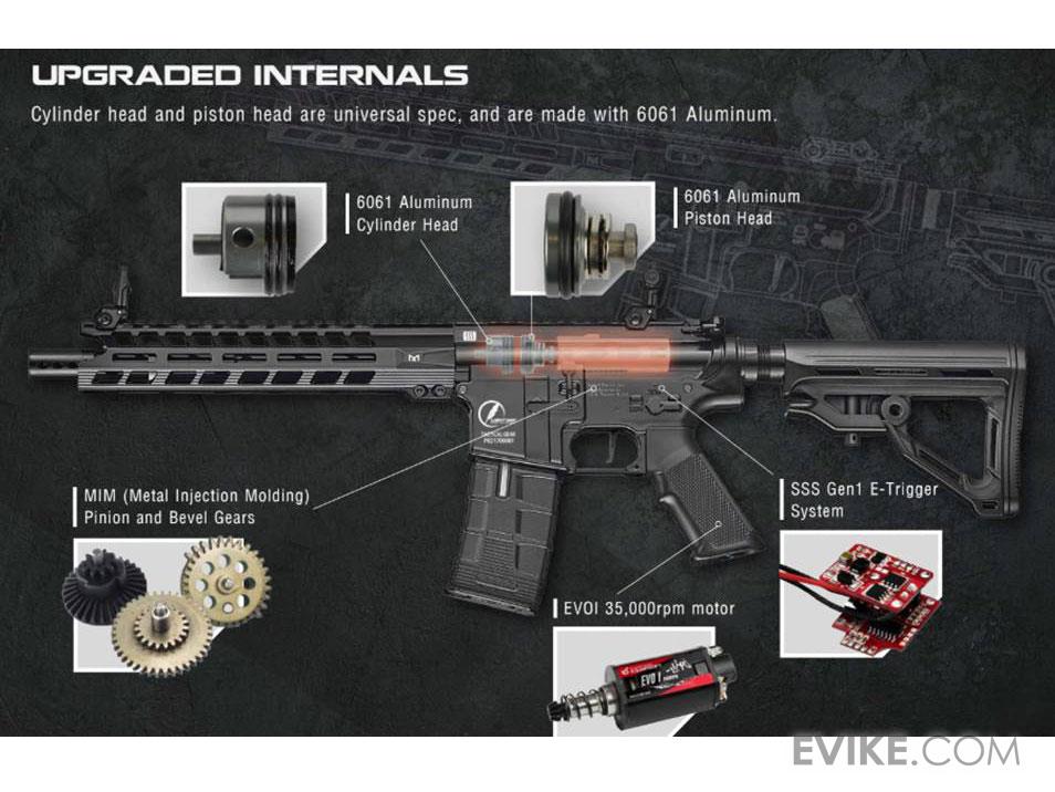 ICS CXP-Peleador 2.0 Sportline M4 Airsoft AEG w/ S3 Electronic Trigger ...