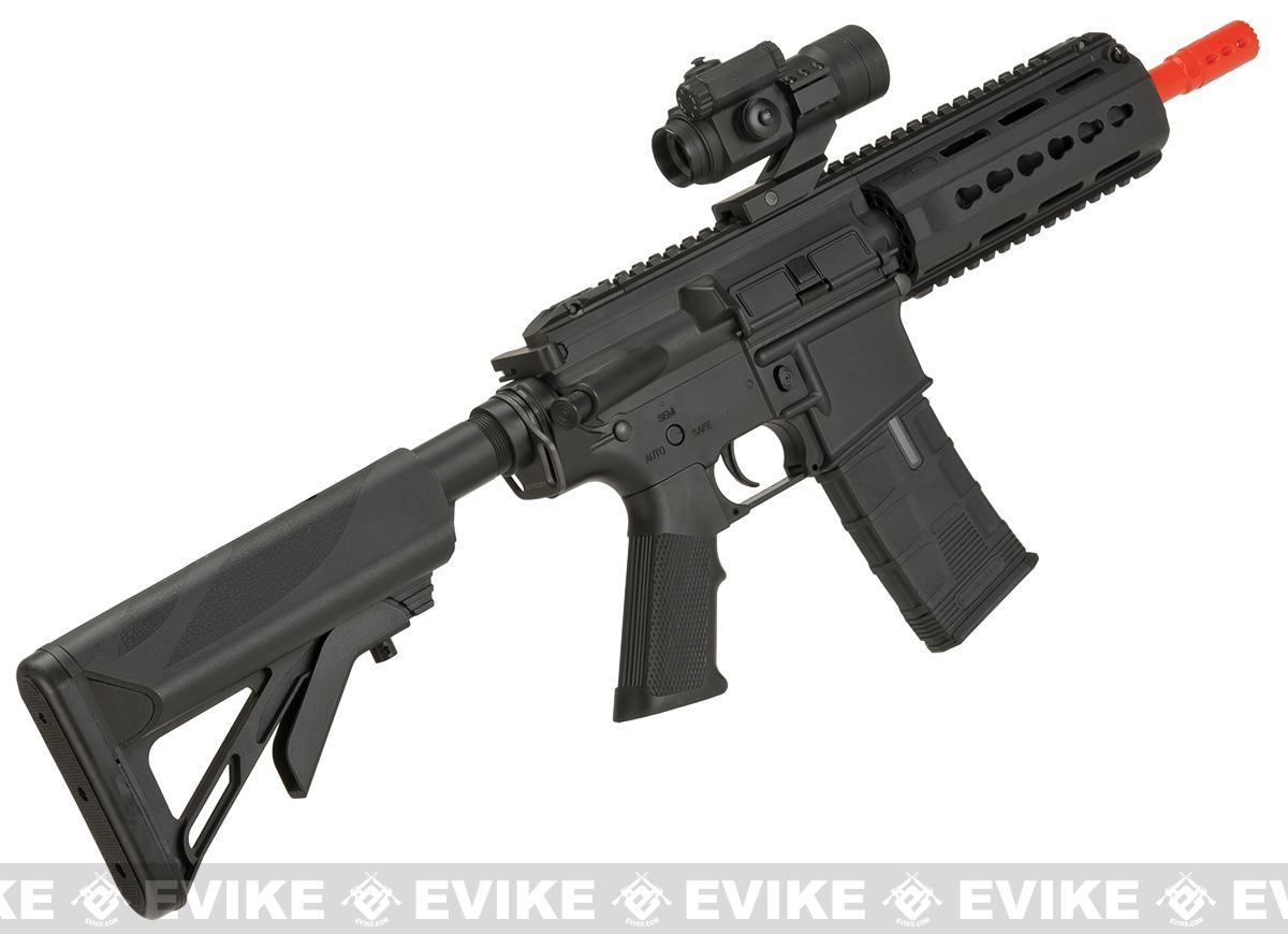 ICS CXP-15 Keymod Sportline Airsoft AEG Rifle with Crane Stock - Black ...