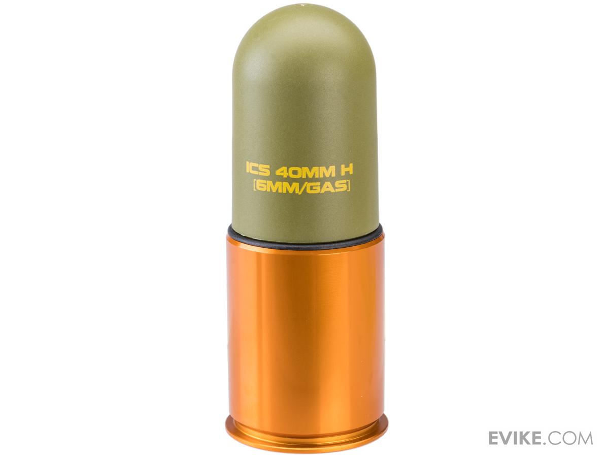 ICS High Speed 70rd 40mm Airsoft Gas Grenade Shell (Quantity: Set of 2 ...