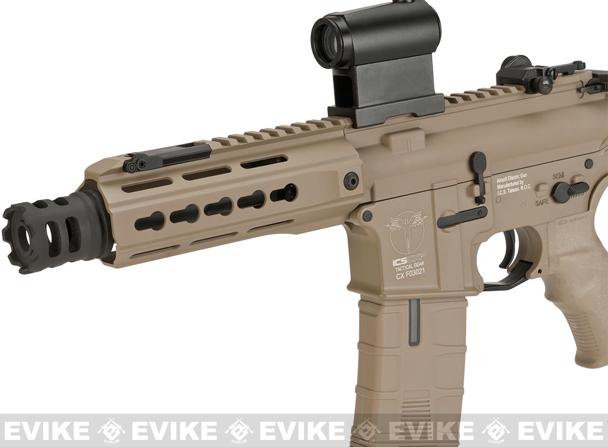 ICS CXP-UK1 "Captain" MTR M4 Airsoft AEG with Full Metal Receiver with MOSFET (Color: Tan ...