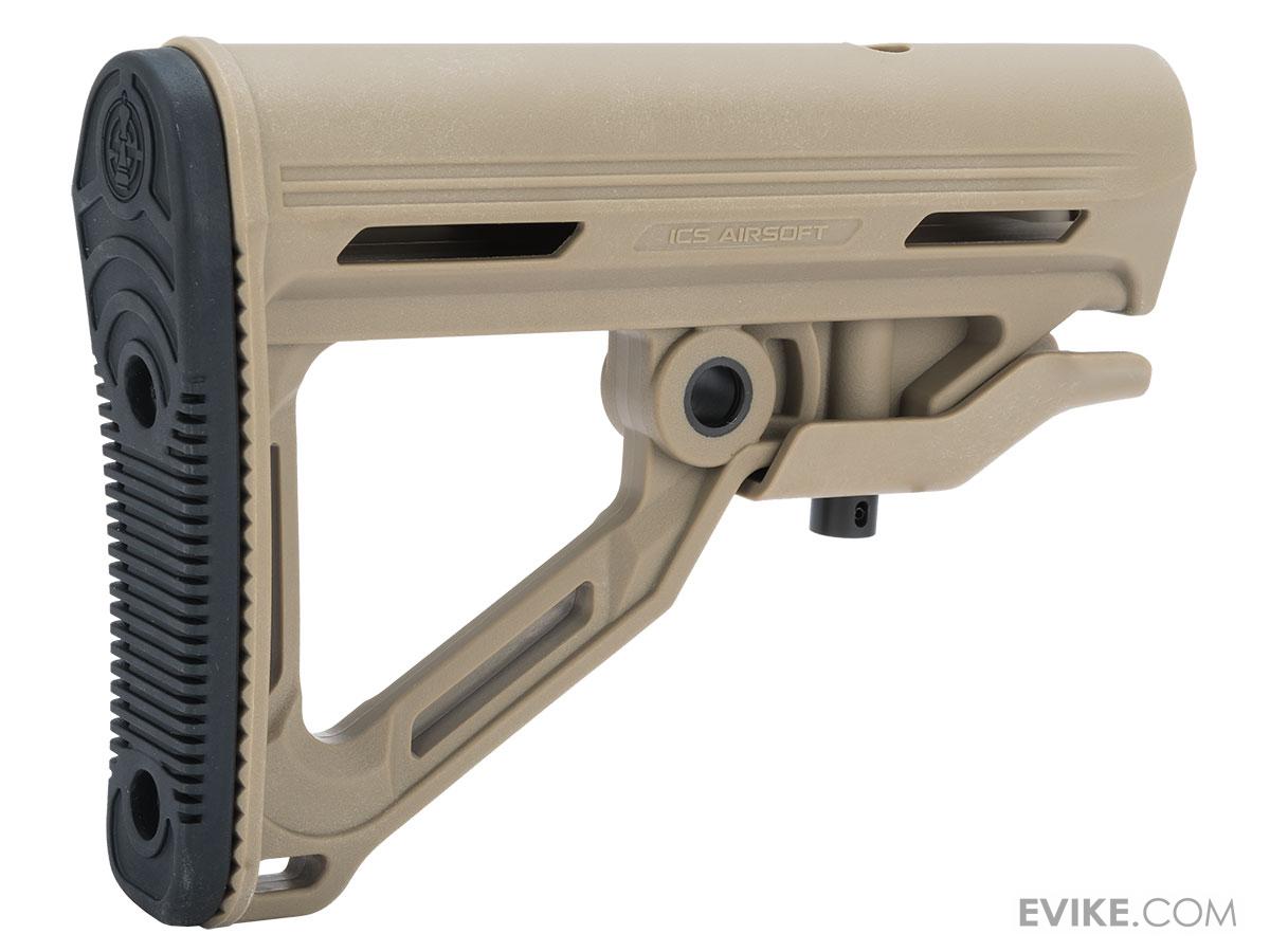 ICS High Speed Retractable Stock For M4/M16 Style Airsoft AEG (Color ...