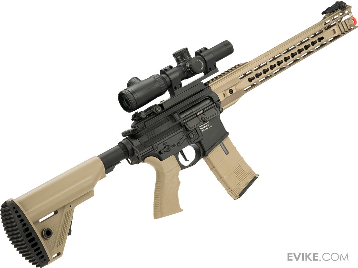 ICS CXP-MARS Full Metal Komodo Airsoft AEG Rifle (Color: Black / Tan ...