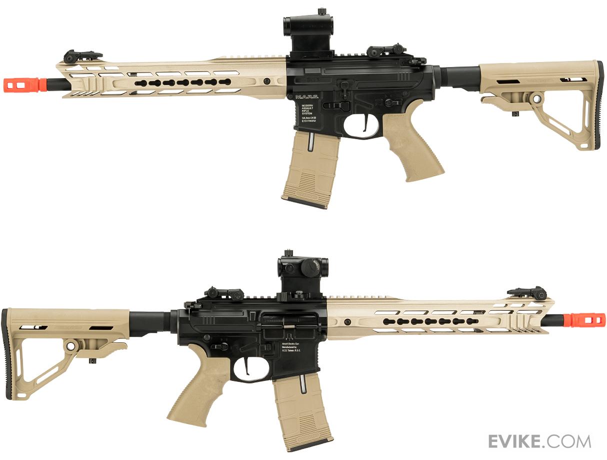 ICS CXP-MARS Carbine Full Metal M4 Airsoft AEG Rifle (Color: Black / Tan), Airsoft Guns, Airsoft ...