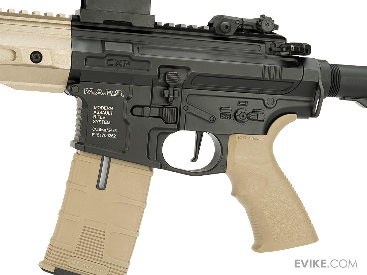ICS CXP-MARS Carbine Full Metal M4 Airsoft AEG Rifle (Color: Black / Tan), Airsoft Guns, Airsoft ...